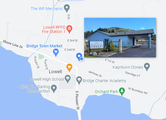 Library Hours and Directions | Lowell Oregon